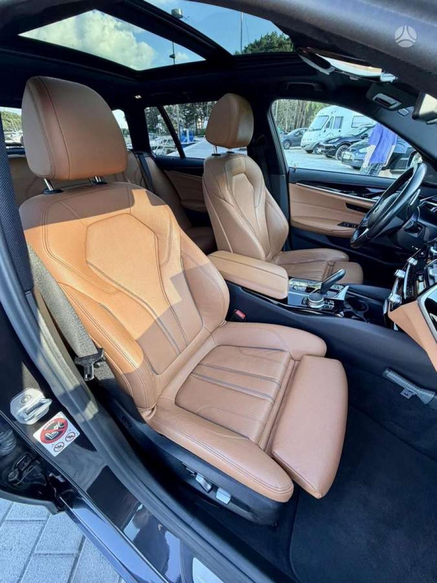 Grey BMW 520 2017 in Kaunas, with an engine capacity of 2.00 L and mileage of 287 thousand km for 16900 €, photo 19 on AUTOMOTO.COM.LV