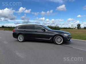Grey BMW 520 2017 in Riga, with an engine capacity of 2.00 L and mileage of 258 thousand km for 15900 €, photo  on AUTOMOTO.COM.LV