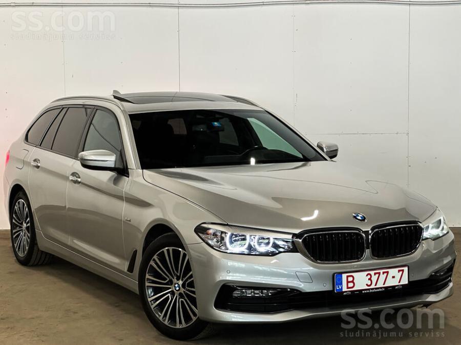 Grey BMW 520 2017 in Jurmala, with an engine capacity of 2.00 L and mileage of 261 thousand km for 16990 €, photo 4 on AUTOMOTO.COM.LV