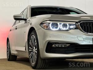 Grey BMW 520 2017 in Jurmala, with an engine capacity of 2.00 L and mileage of 261 thousand km for 16990 €, photo 5 on AUTOMOTO.COM.LV