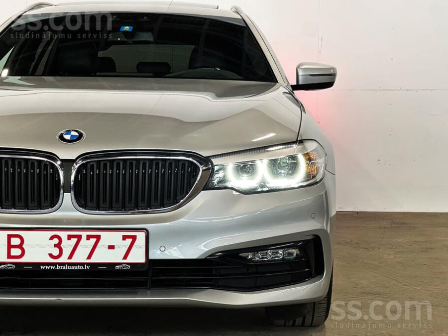 Grey BMW 520 2017 in Jurmala, with an engine capacity of 2.00 L and mileage of 261 thousand km for 16990 €, photo 7 on AUTOMOTO.COM.LV