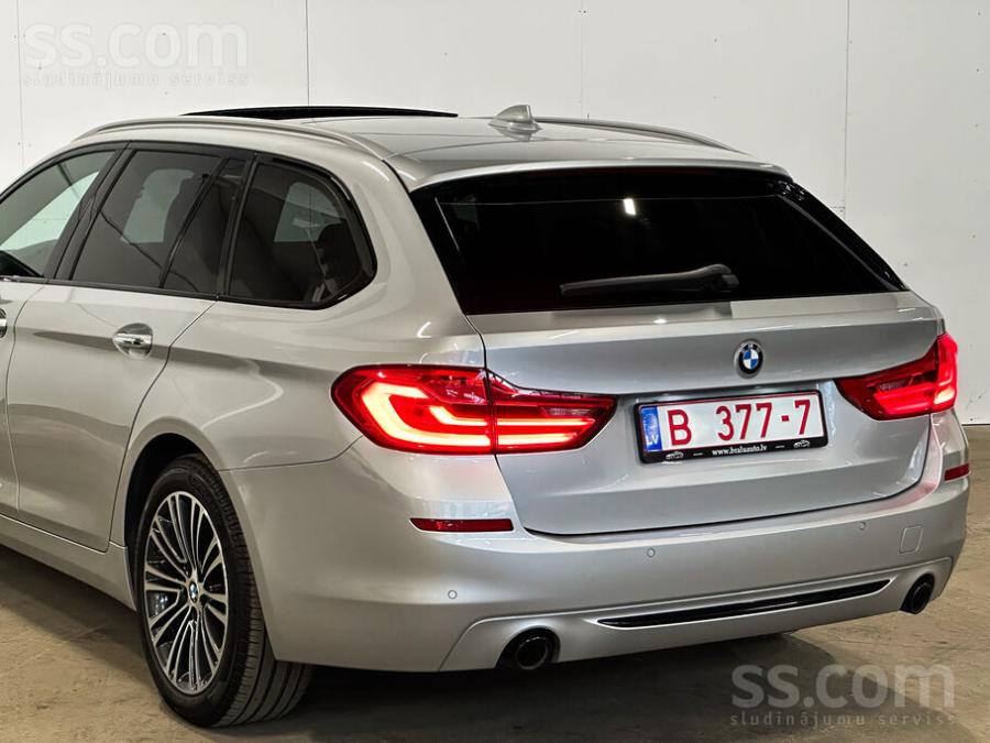 Grey BMW 520 2017 in Jurmala, with an engine capacity of 2.00 L and mileage of 261 thousand km for 16990 €, photo 9 on AUTOMOTO.COM.LV