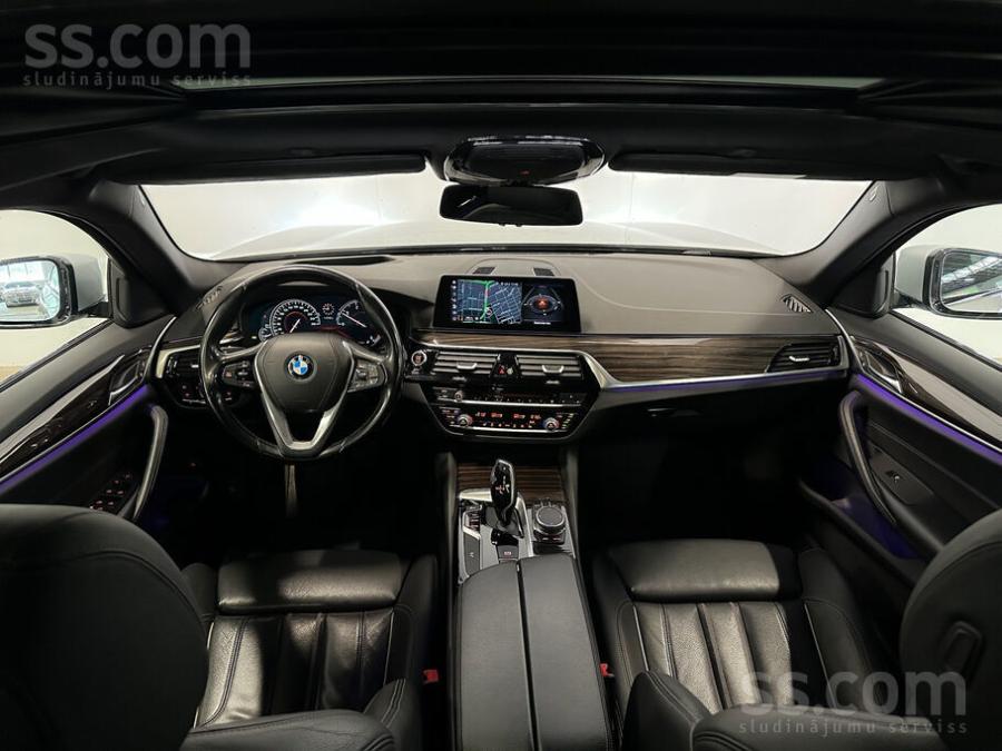 Grey BMW 520 2017 in Jurmala, with an engine capacity of 2.00 L and mileage of 261 thousand km for 16990 €, photo 19 on AUTOMOTO.COM.LV