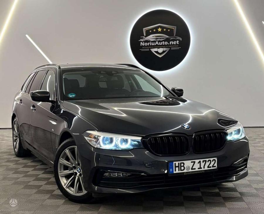Pelēks BMW 520 2017 Marijampole, ar dzinēja tilpumu 2.00 L un nobraukumu 238 tūkst. km par 17850 €, foto 1 vietnē AUTOMOTO.COM.LV