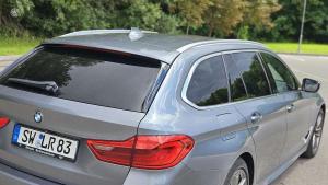 Grey BMW 520 2017 in Elektrenai, with an engine capacity of 2.00 L and mileage of 197 thousand km for 18800 €, photo 9 on AUTOMOTO.COM.LV