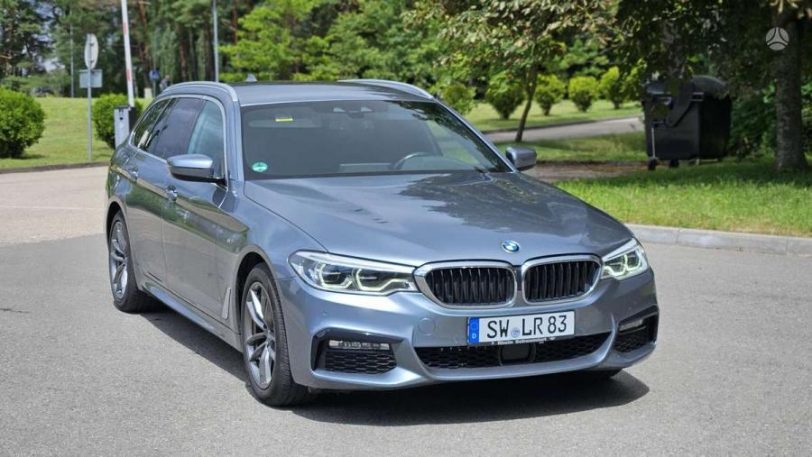 Grey BMW 520 2017 in Elektrenai, with an engine capacity of 2.00 L and mileage of 197 thousand km for 18800 €, photo 11 on AUTOMOTO.COM.LV