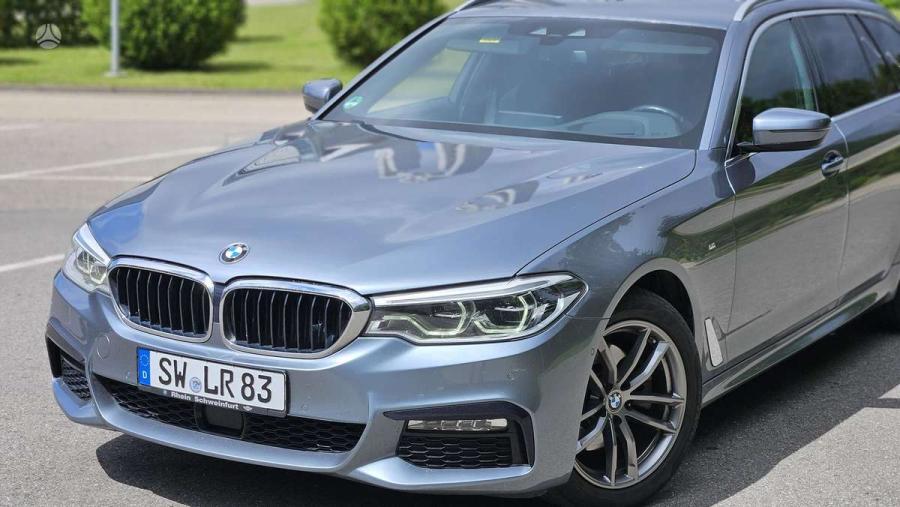 Grey BMW 520 2017 in Elektrenai, with an engine capacity of 2.00 L and mileage of 197 thousand km for 18800 €, photo 13 on AUTOMOTO.COM.LV
