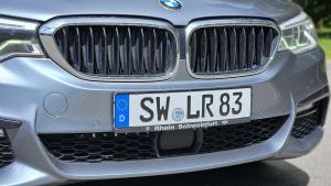 Grey BMW 520 2017 in Elektrenai, with an engine capacity of 2.00 L and mileage of 197 thousand km for 18800 €, photo 14 on AUTOMOTO.COM.LV