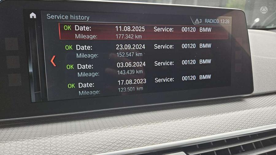 Grey BMW 520 2017 in Elektrenai, with an engine capacity of 2.00 L and mileage of 197 thousand km for 18800 €, photo 30 on AUTOMOTO.COM.LV