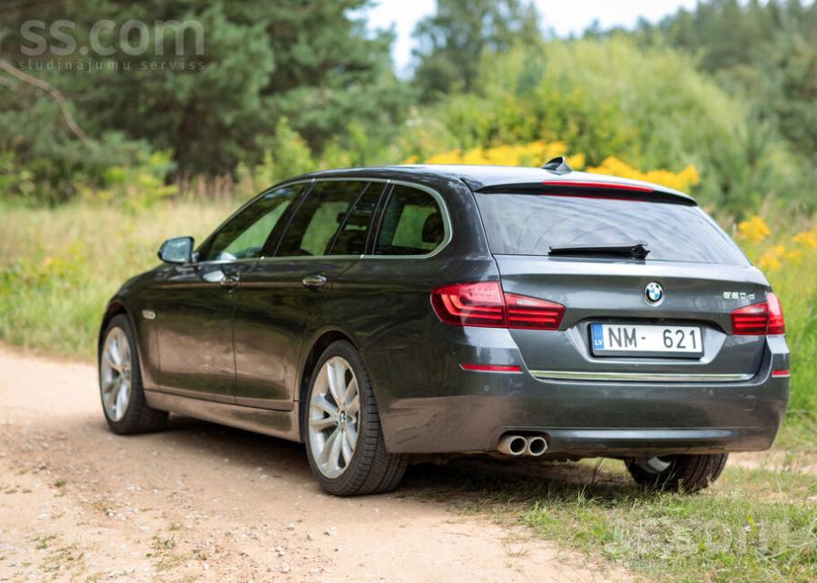 Pelēks BMW 520 2017 Cēsis, ar dzinēja tilpumu 2.00 L un nobraukumu 174 tūkst. km par 15700 €, foto 1 vietnē AUTOMOTO.COM.LV