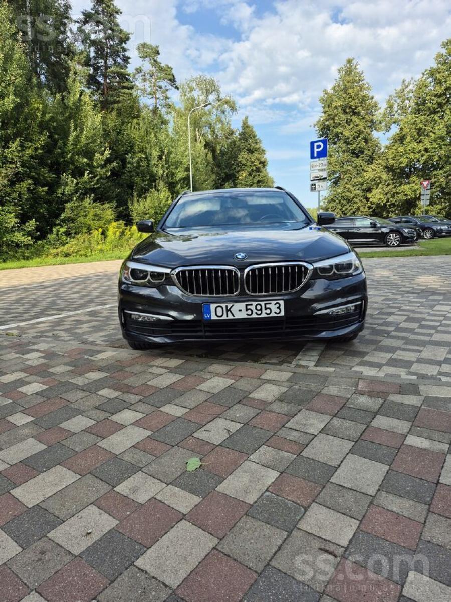 Grey BMW 520 2017 in Riga, with an engine capacity of 2.00 L and mileage of 190 thousand km for 17000 €, photo 5 on AUTOMOTO.COM.LV