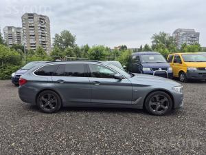 Grey BMW 520 2018 in Riga, with an engine capacity of 2.00 L and mileage of 188 thousand km for 19490 €, photo 5 on AUTOMOTO.COM.LV