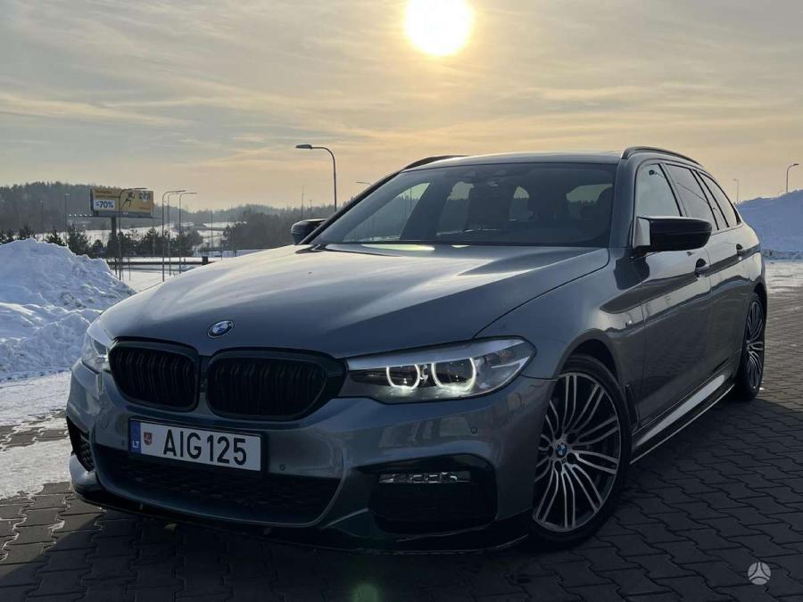 Pelēks BMW 520 2018 Viļņa, ar dzinēja tilpumu 2.00 L un nobraukumu 209 tūkst. km par 18500 €, foto 2 vietnē AUTOMOTO.COM.LV