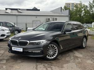 Grey BMW 520 2018 in Mazeikiai, with an engine capacity of 2.00 L and mileage of 184 thousand km for 15500 €, photo  on AUTOMOTO.COM.LV