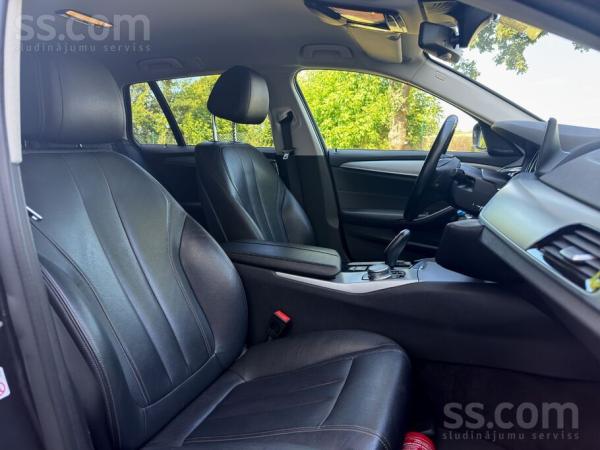 Grey BMW 520 2018 in Riga, with an engine capacity of 2.00 L and mileage of 240 thousand km for 13990 €, photo 7 on AUTOMOTO.COM.LV
