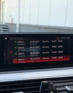 Pelēks BMW 520 2018 Rīga, ar dzinēja tilpumu 2.00 L un nobraukumu 240 tūkst. km par 13990 €, foto 18 vietnē AUTOMOTO.COM.LV