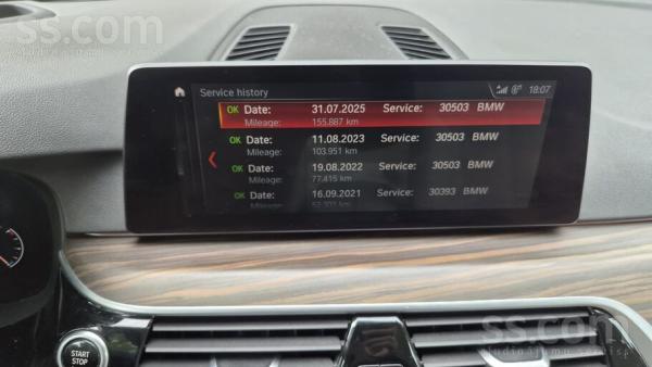 Grey BMW 520 2018 in Riga, with an engine capacity of 2.00 L and mileage of 178 thousand km for 21000 €, photo 5 on AUTOMOTO.COM.LV