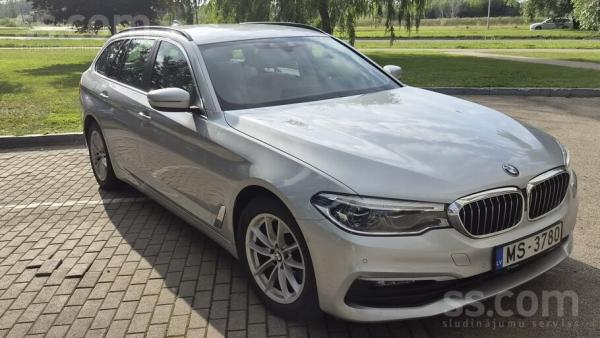 Grey BMW 520 2018 in Riga, with an engine capacity of 2.00 L and mileage of 178 thousand km for 21000 €, photo 9 on AUTOMOTO.COM.LV