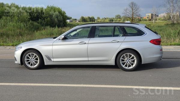 Grey BMW 520 2018 in Riga, with an engine capacity of 2.00 L and mileage of 178 thousand km for 21000 €, photo 10 on AUTOMOTO.COM.LV