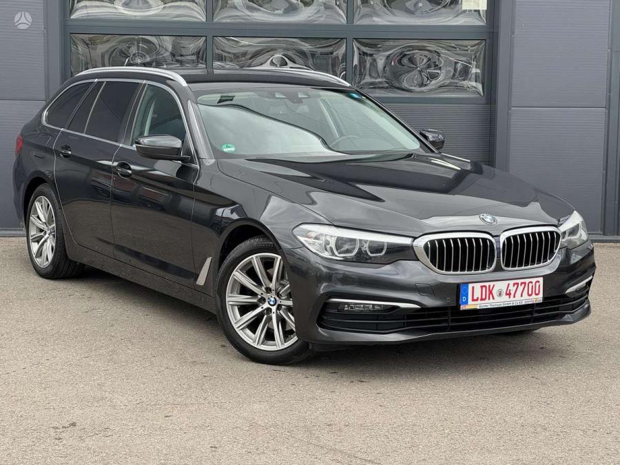 Grey BMW 520 2018 in Jonava, with an engine capacity of 2.00 L and mileage of 299 thousand km for 12799 €, photo 15 on AUTOMOTO.COM.LV