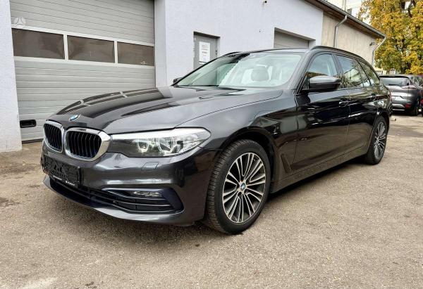 Grey BMW 520 2019 in Jurmala, with an engine capacity of 2.00 L and mileage of 174 thousand km for 13900 €, photo 1 on AUTOMOTO.COM.LV