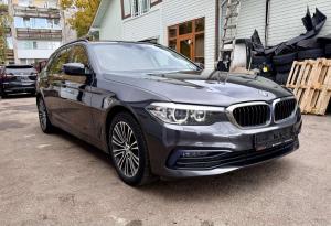 Grey BMW 520 2019 in Jurmala, with an engine capacity of 2.00 L and mileage of 174 thousand km for 13900 €, photo 3 on AUTOMOTO.COM.LV