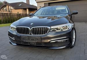 Grey BMW 520 2019 in Druskininkai, with an engine capacity of 2.00 L and mileage of 128 thousand km for 18150 €, photo  on AUTOMOTO.COM.LV