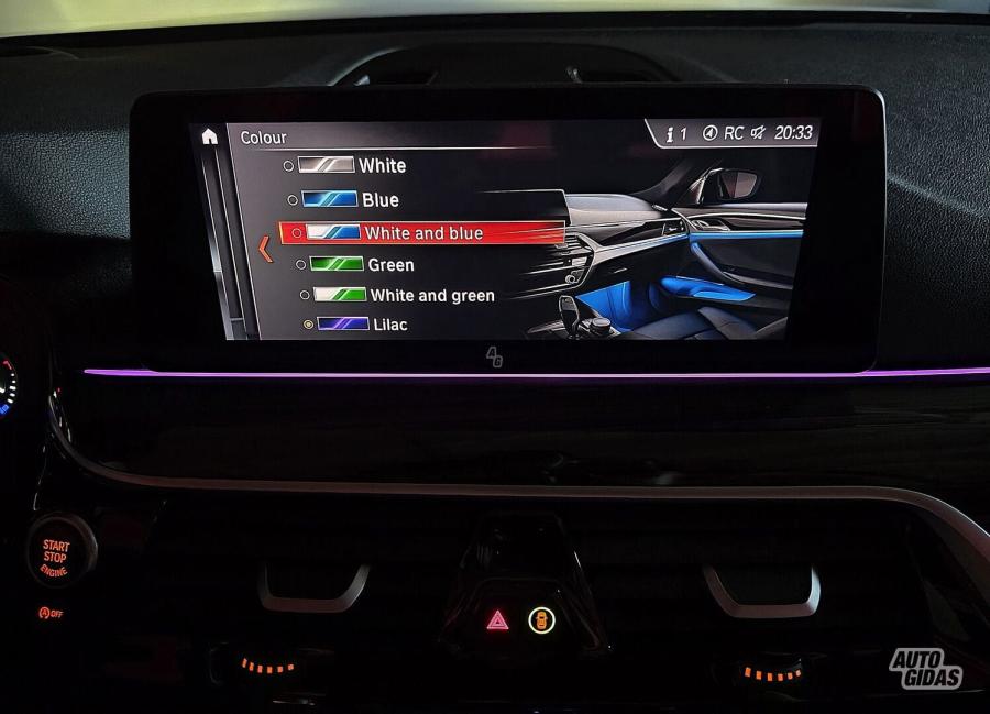 Grey BMW 520 2019 in Druskininkai, with an engine capacity of 2.00 L and mileage of 128 thousand km for 18150 €, photo 16 on AUTOMOTO.COM.LV
