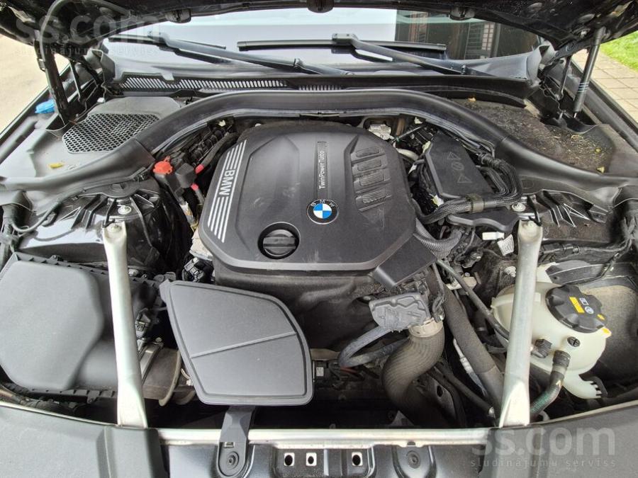 Grey BMW 520 2019 in Riga, with an engine capacity of 2.00 L and mileage of 183 thousand km for 24499 €, photo 35 on AUTOMOTO.COM.LV