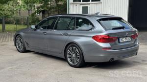 Grey BMW 520 2019 in Riga, with an engine capacity of 2.00 L and mileage of 109 thousand km for 21500 €, photo 6 on AUTOMOTO.COM.LV