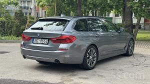 Grey BMW 520 2019 in Riga, with an engine capacity of 2.00 L and mileage of 109 thousand km for 21500 €, photo 7 on AUTOMOTO.COM.LV