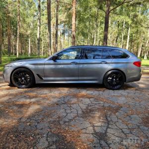 Grey BMW 520 2019 in Daugavpils, with an engine capacity of 2.00 L and mileage of 285 thousand km for 19850 €, photo 5 on AUTOMOTO.COM.LV