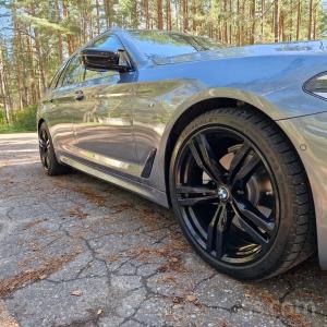 Grey BMW 520 2019 in Daugavpils, with an engine capacity of 2.00 L and mileage of 285 thousand km for 19850 €, photo 10 on AUTOMOTO.COM.LV
