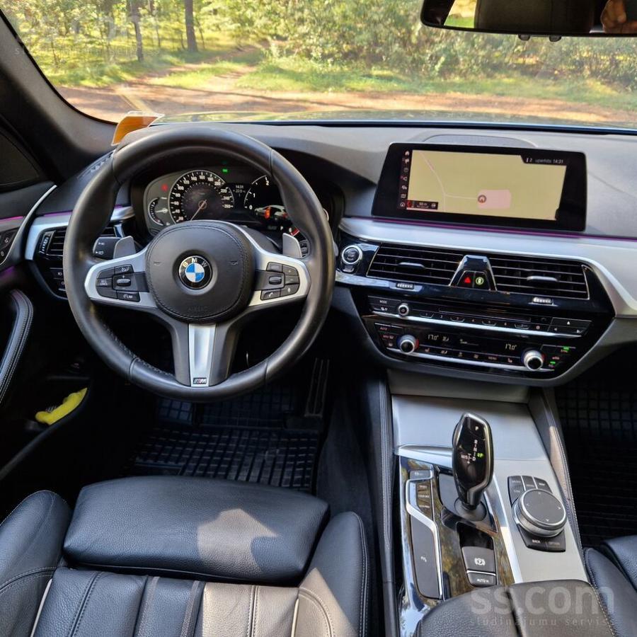 Grey BMW 520 2019 in Daugavpils, with an engine capacity of 2.00 L and mileage of 285 thousand km for 19850 €, photo 27 on AUTOMOTO.COM.LV