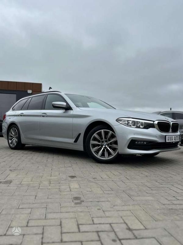 Grey BMW 520 2019 in Kaunas, with an engine capacity of 2.00 L and mileage of 227 thousand km for 18600 €, photo 5 on AUTOMOTO.COM.LV