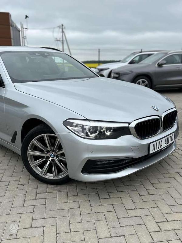 Grey BMW 520 2019 in Kaunas, with an engine capacity of 2.00 L and mileage of 227 thousand km for 18600 €, photo 6 on AUTOMOTO.COM.LV