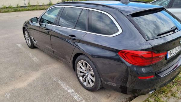 Grey BMW 520 2019 in Vilnius, with an engine capacity of 2.00 L and mileage of 194 thousand km for 19500 €, photo 7 on AUTOMOTO.COM.LV