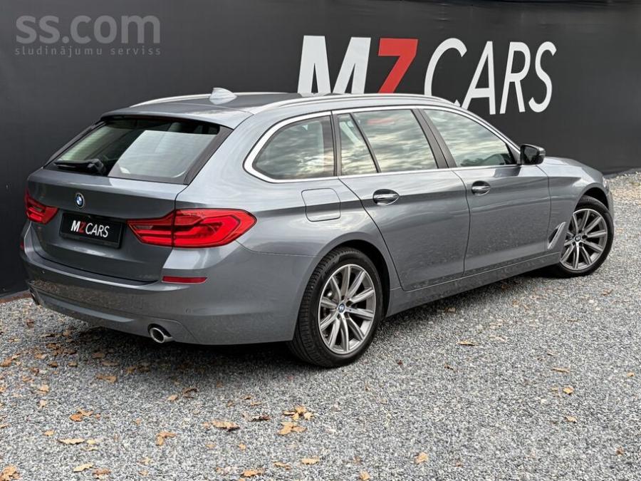 Grey BMW 520 2019 in Riga, with an engine capacity of 2.00 L and mileage of 199 thousand km for 15990 €, photo 6 on AUTOMOTO.COM.LV