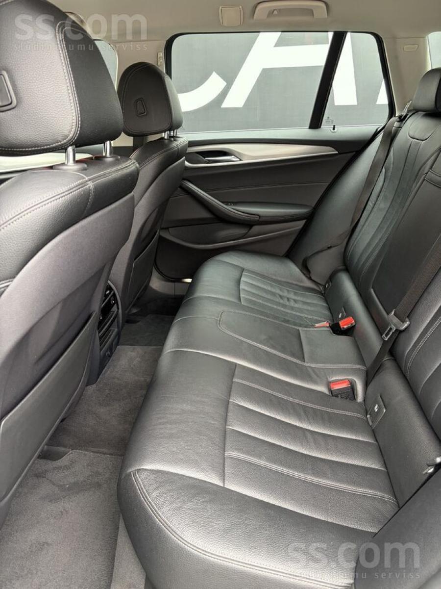 Grey BMW 520 2019 in Riga, with an engine capacity of 2.00 L and mileage of 199 thousand km for 15990 €, photo 9 on AUTOMOTO.COM.LV