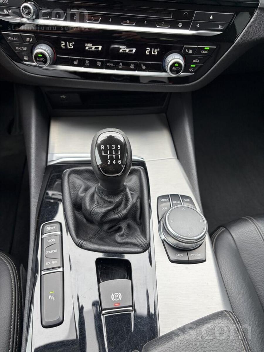 Grey BMW 520 2019 in Riga, with an engine capacity of 2.00 L and mileage of 199 thousand km for 15990 €, photo 15 on AUTOMOTO.COM.LV