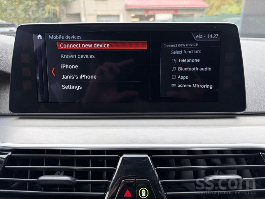 Grey BMW 520 2019 in Riga, with an engine capacity of 2.00 L and mileage of 199 thousand km for 15990 €, photo 20 on AUTOMOTO.COM.LV