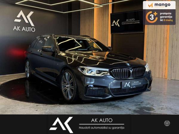 Grey BMW 520 2020 in Kaunas, with an engine capacity of 2.00 L and mileage of 149 thousand km for 20990 €, photo 1 on AUTOMOTO.COM.LV