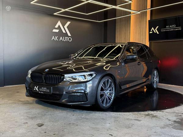 Grey BMW 520 2020 in Kaunas, with an engine capacity of 2.00 L and mileage of 149 thousand km for 20990 €, photo 6 on AUTOMOTO.COM.LV
