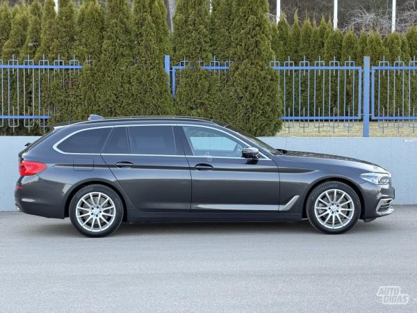 Grey BMW 520 2020 in Vilnius, with an engine capacity of 2.00 L and mileage of 191 thousand km for 23700 €, photo 6 on AUTOMOTO.COM.LV