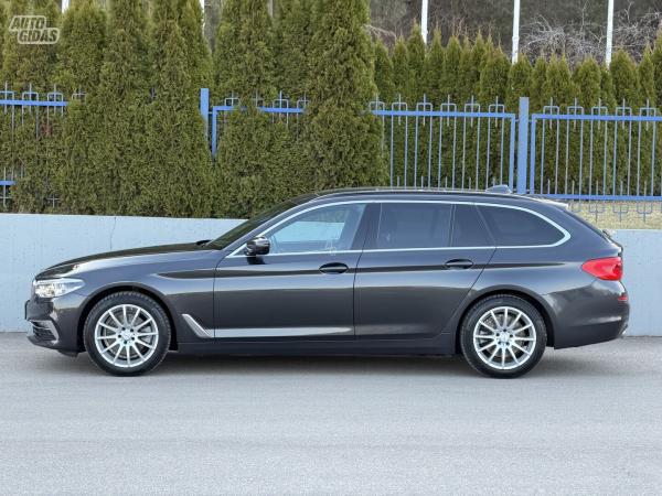 Grey BMW 520 2020 in Vilnius, with an engine capacity of 2.00 L and mileage of 191 thousand km for 23700 €, photo 7 on AUTOMOTO.COM.LV