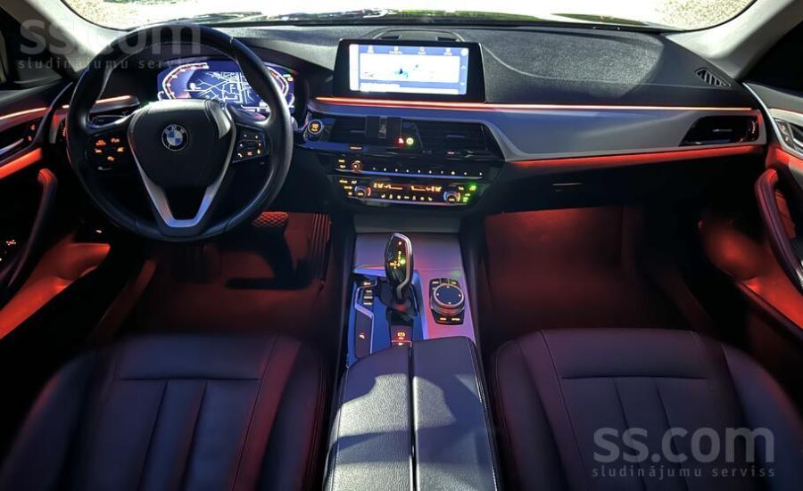 Grey BMW 520 2020 in Riga, with an engine capacity of 2.00 L and mileage of 132 thousand km for 21799 €, photo 17 on AUTOMOTO.COM.LV