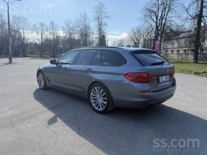 Grey BMW 520 2020 in Riga, with an engine capacity of 2.00 L and mileage of 69 thousand km for 19900 €, photo 5 on AUTOMOTO.COM.LV
