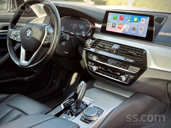 Grey BMW 520 2020 in Riga, with an engine capacity of 2.00 L and mileage of 134 thousand km for 20999 €, photo 7 on AUTOMOTO.COM.LV