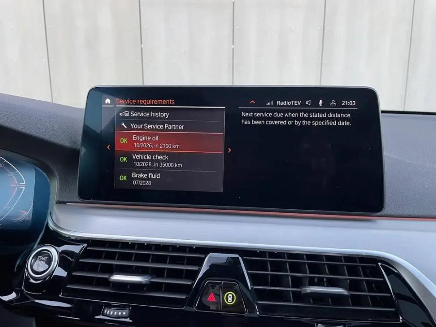 Pelēks BMW 520 2020 Sigulda, ar dzinēja tilpumu 2.00 L un nobraukumu 169 tūkst. km par 24990 €, foto 31 vietnē AUTOMOTO.COM.LV