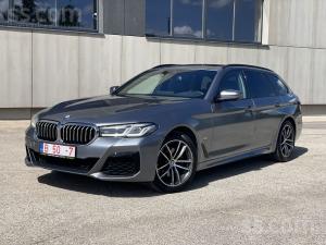 Grey BMW 520 2020 in Riga, with an engine capacity of 2.00 L and mileage of 169 thousand km for 24990 €, photo  on AUTOMOTO.COM.LV